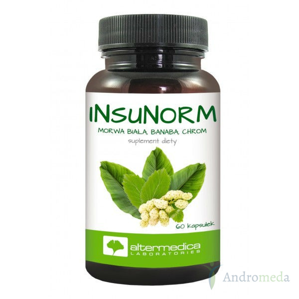 Insunorm - 60 kaps, ekstrakt z liści morwy białej - Bio sklep Andromeda